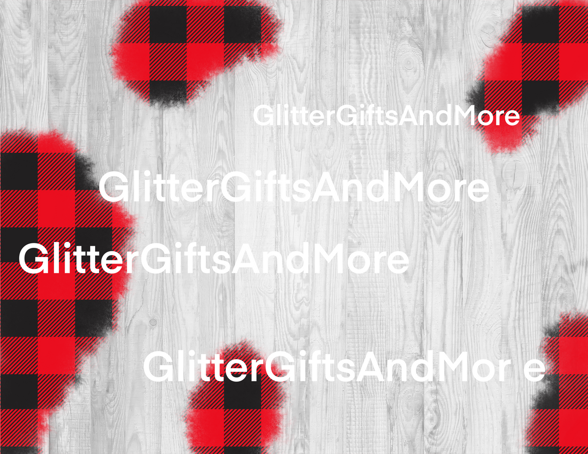 Buffalo Plaid Digital Download, Weathered wood buffalo plaid Christmas ...